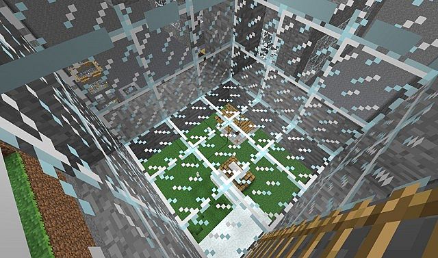 Modular glass house (a idea update from lostinmyhead ) Minecraft Map