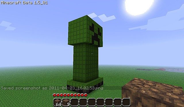 Giant creeper :D Minecraft Map