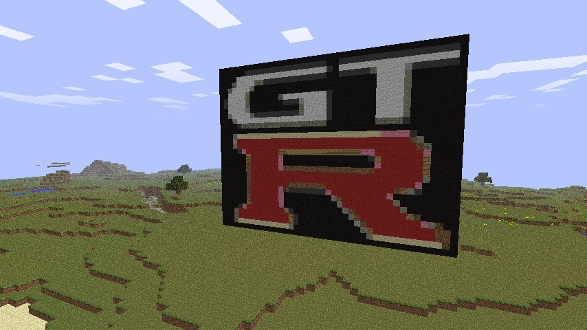 The GTR Logo Minecraft Map