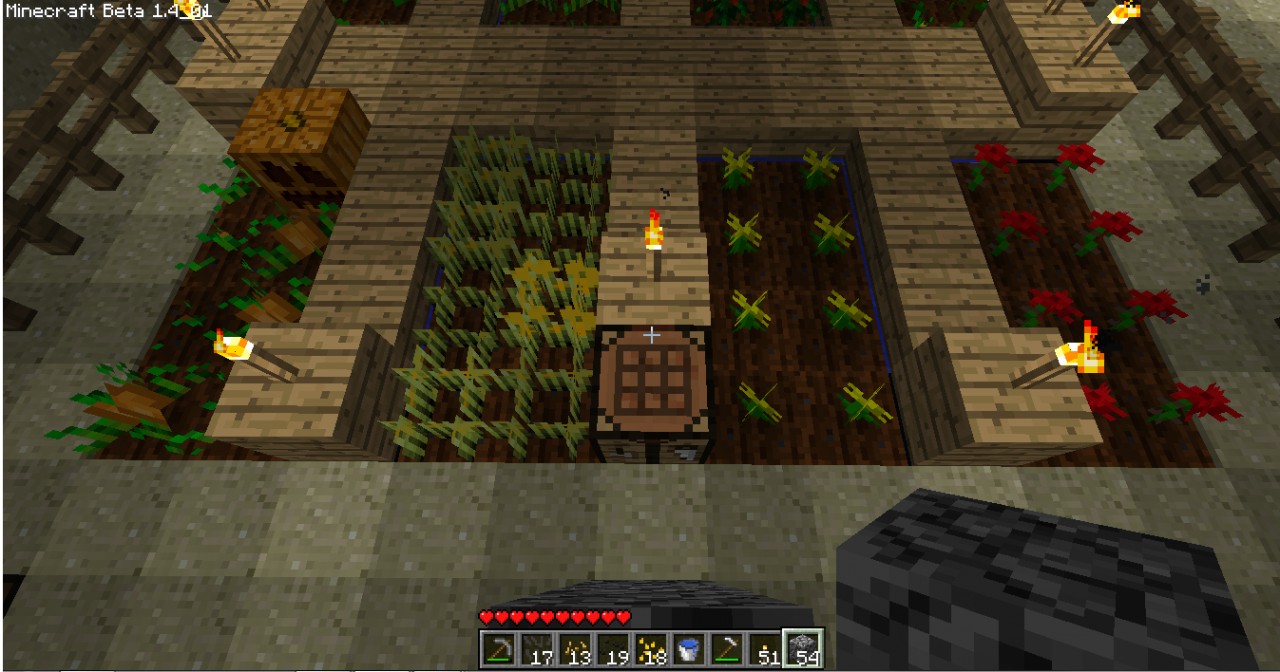 Farm Layout. Minecraft Map