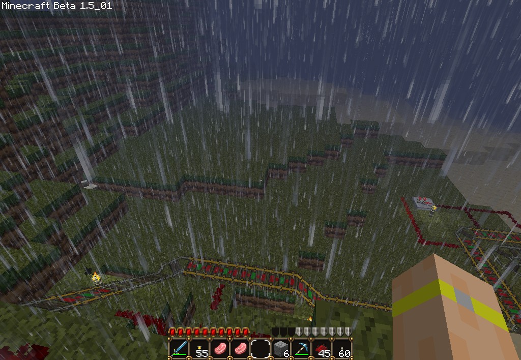 Rollercoaster w/ Big Drop Minecraft Map