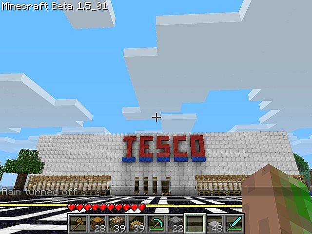 TESCO'S Supermarket (FINISHED) - Kable Minecraft Map