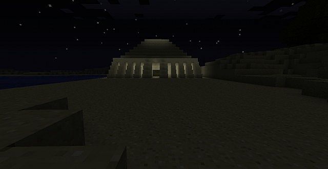 my new temple Minecraft Map