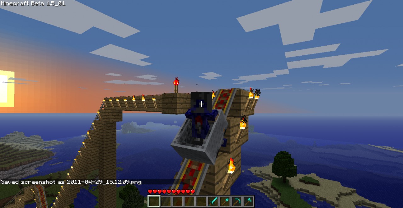ROLLER COASTER RIDE!!!! Minecraft Map