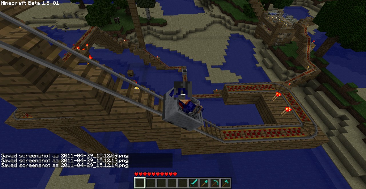 ROLLER COASTER RIDE!!!! Minecraft Map