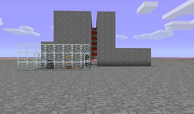 Automatic Pig Cannon - Pig Autoloader Minecraft Map