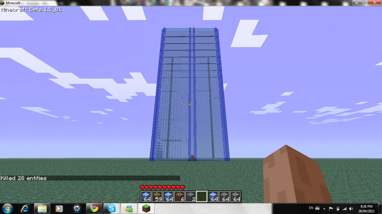 GLASS SKYSCRAPER Minecraft Project