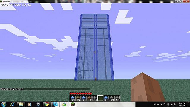 GLASS SKYSCRAPER Minecraft Map