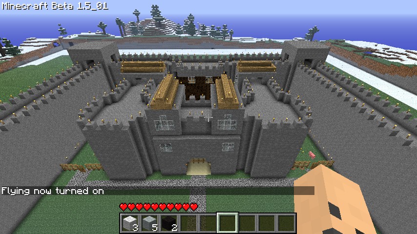 Epic Castle w/ a Small Kingdom :D Minecraft Map