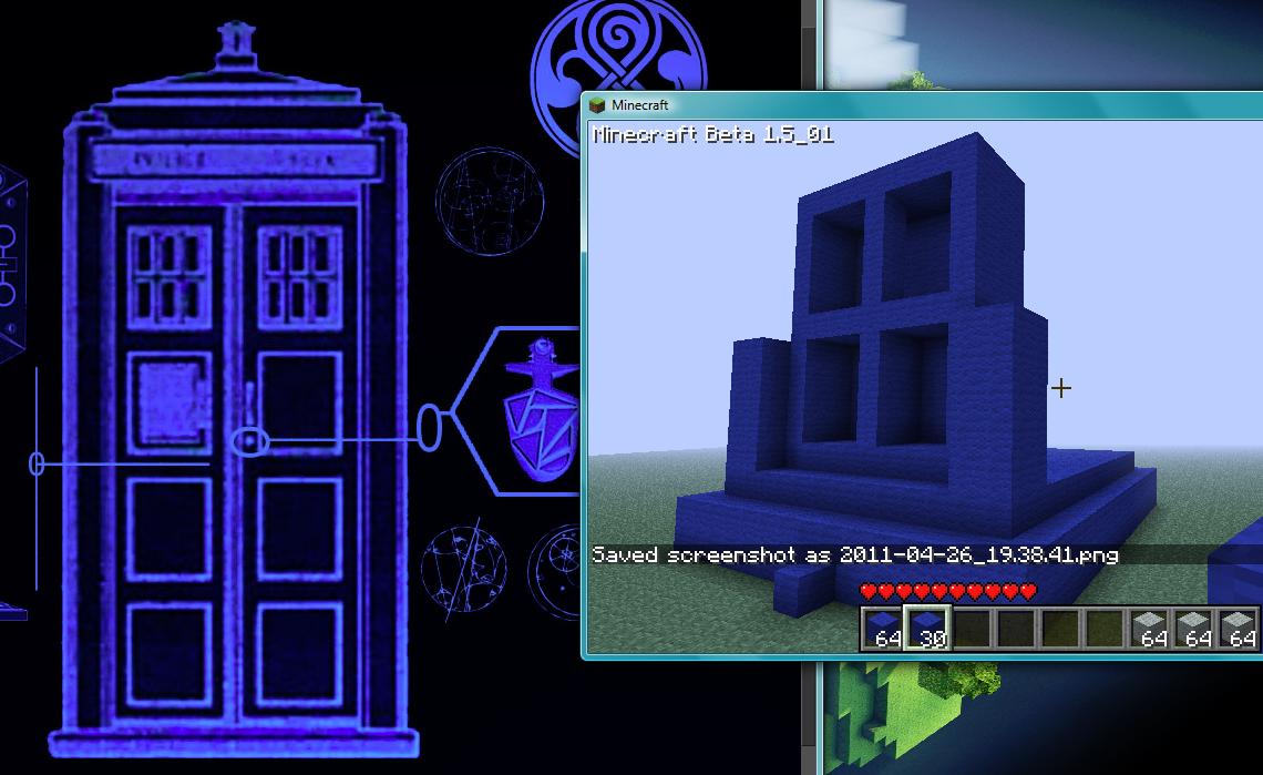 Dr. Who's Tardis! Minecraft Map