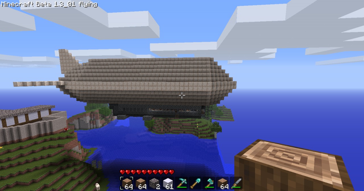 WWI blimp Minecraft Map