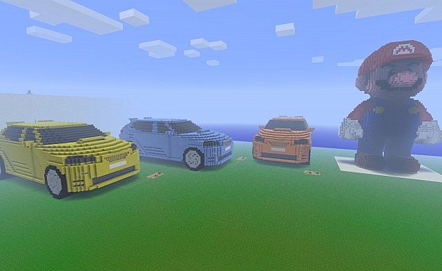 Car showroom Minecraft Map