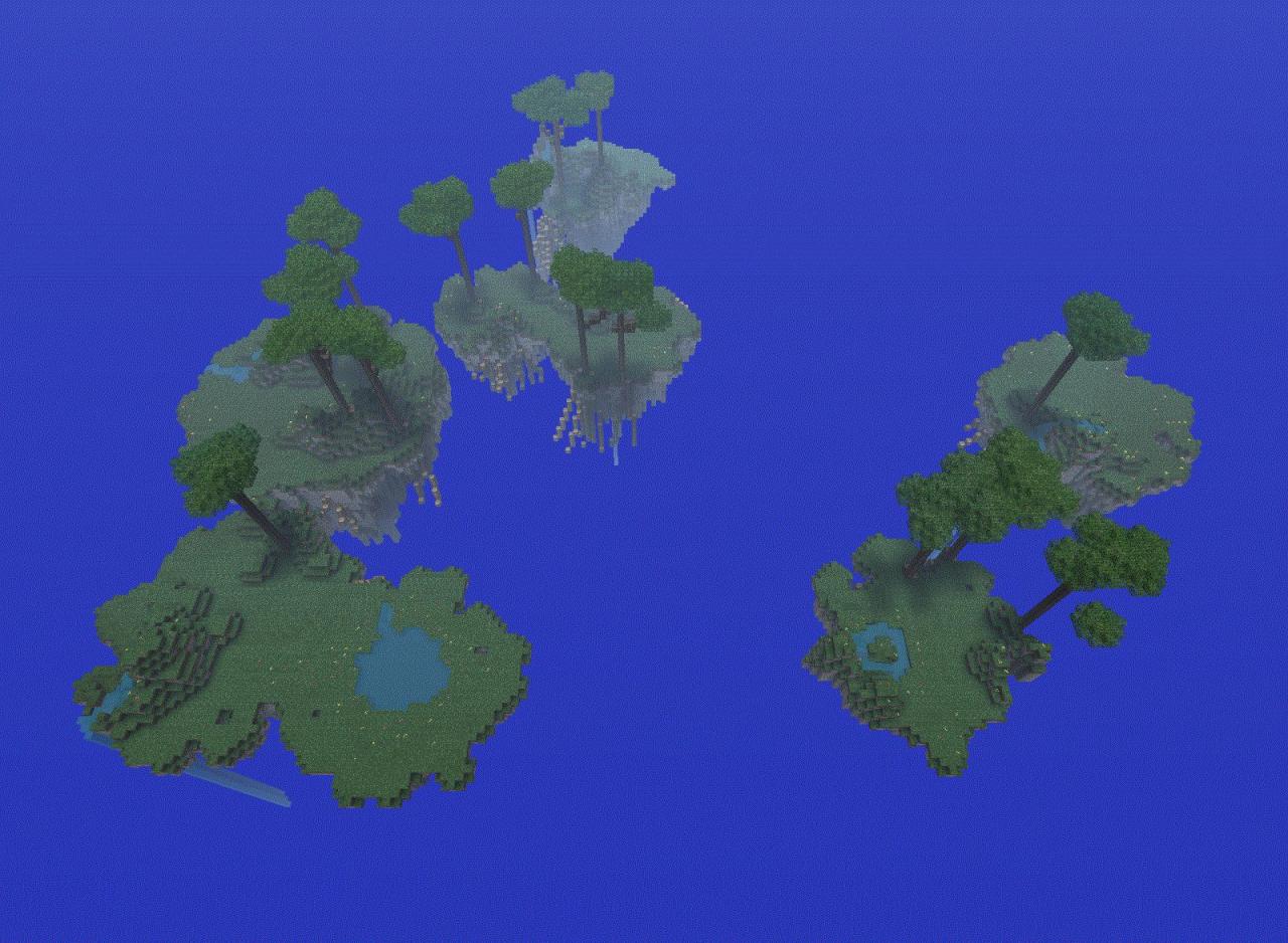 Floating Islands - Tutorial Minecraft Map