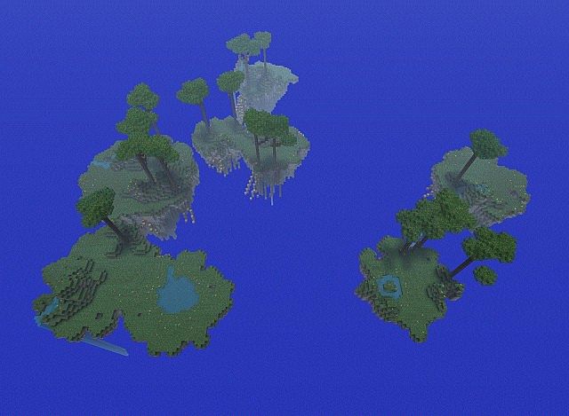 Floating Islands - Tutorial Minecraft Map