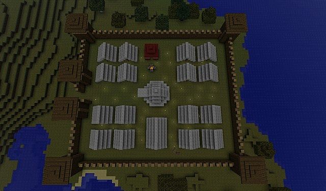 Roman legionnare camp Minecraft Map