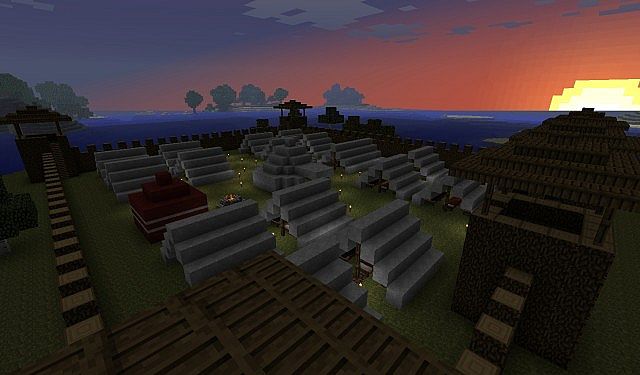 Roman legionnare camp Minecraft Map