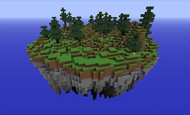 The Floating Island Minecraft Map