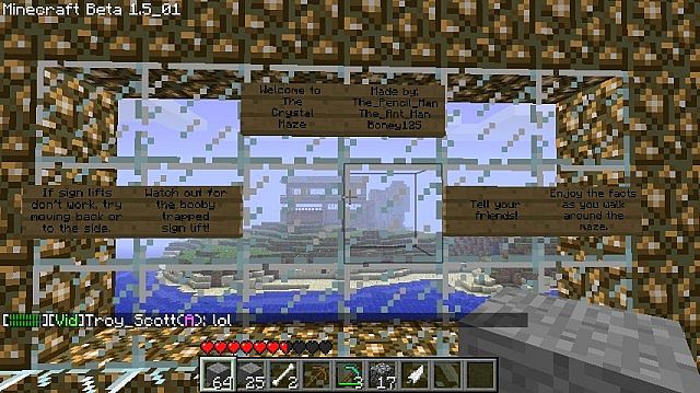 Crystal Maze Minecraft Map