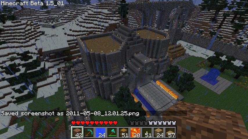 Minecraft Manor (large house w/schematic) Minecraft Map