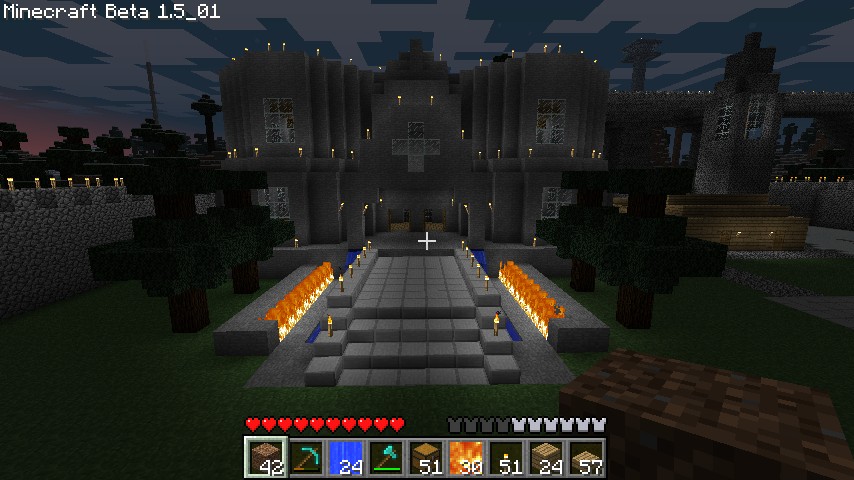 Minecraft Manor (large house w/schematic) Minecraft Map