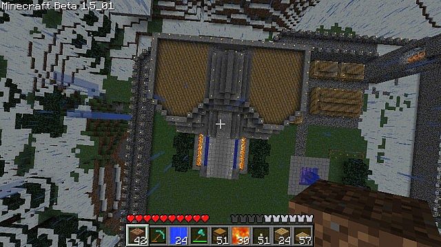 Minecraft Manor (large house w/schematic) Minecraft Map