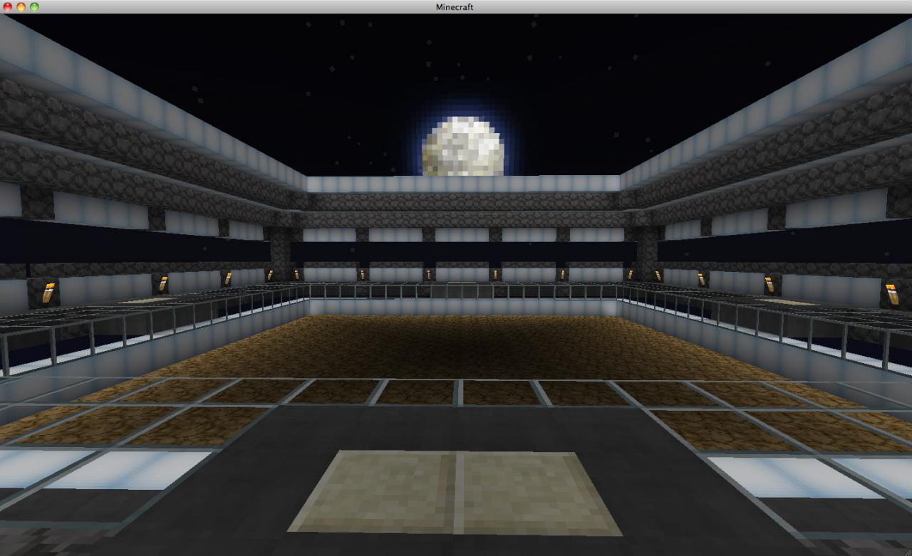 Simple Spleef Arena with admin-free reset. Minecraft Map