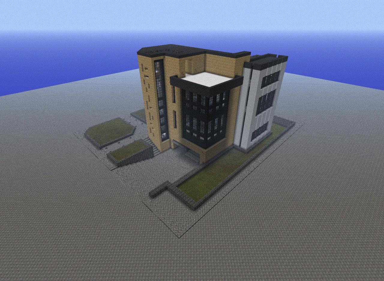 Modern House Series - City Castle Minecraft Map