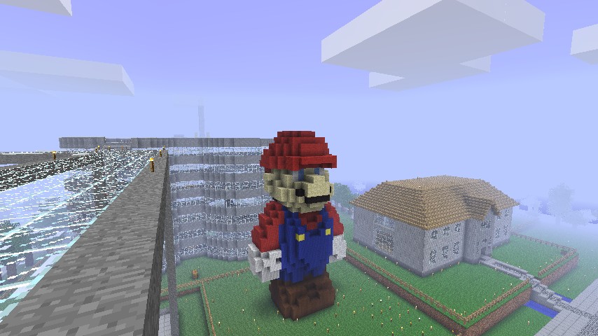 3D Mario Minecraft Map
