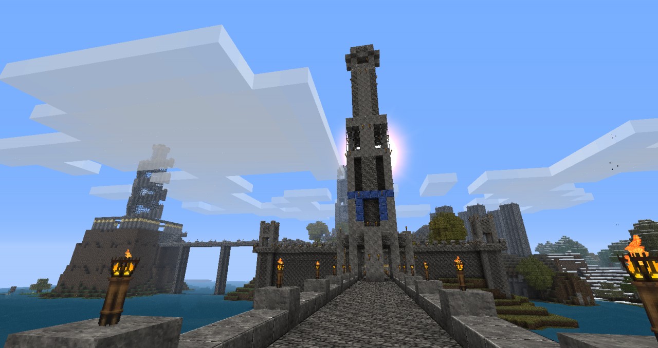 Castle on SMP Minecraft Map