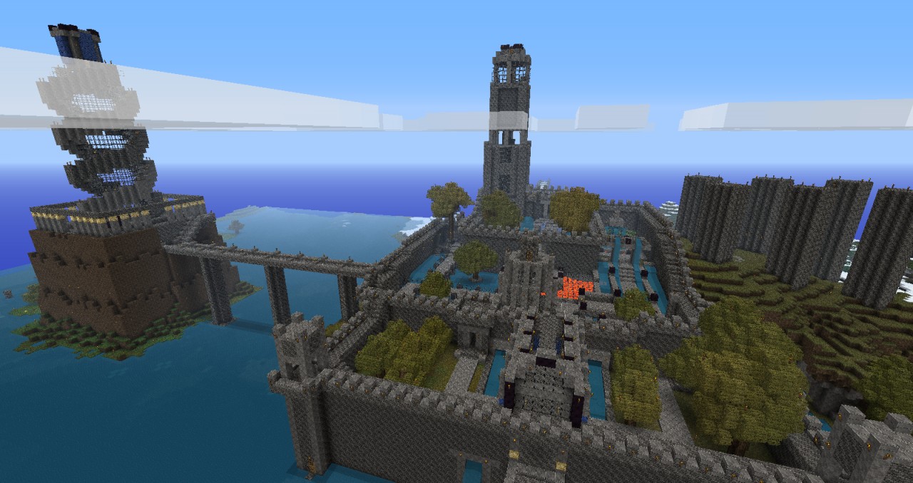 Castle on SMP Minecraft Map