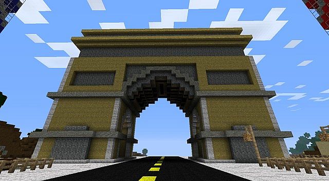 Arc De Triomphe Minecraft Map