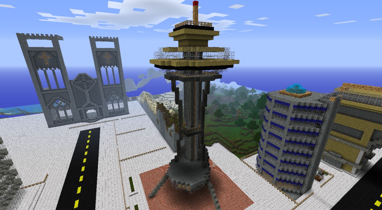 Space Needle Minecraft Map