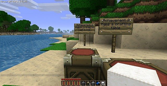 Achievement getter world Beta 1.5_3 Minecraft Map