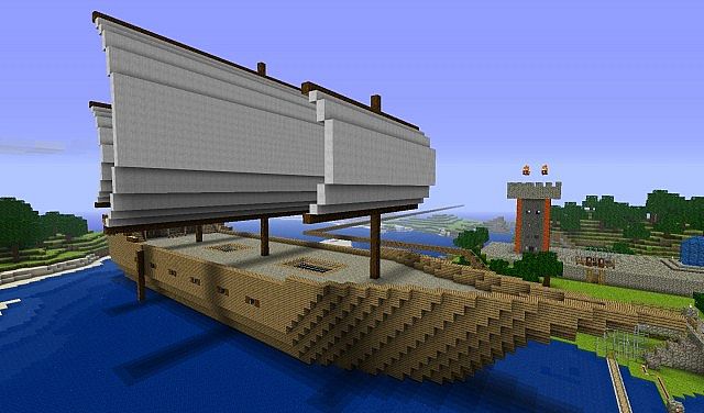 Sailing Ship - The Borealis Minecraft Map