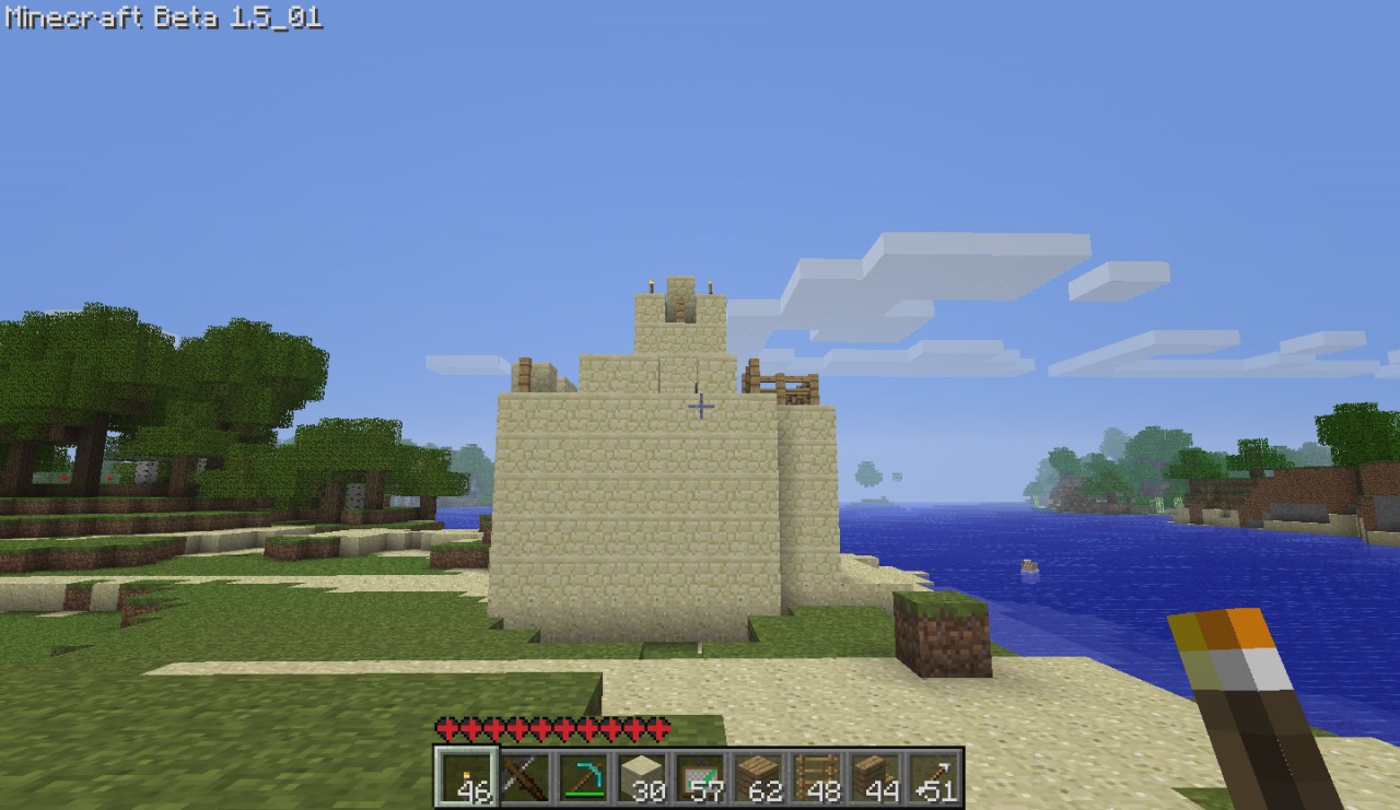 sand castle Minecraft Map