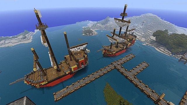 Small Coastal Transport Minecraft Map