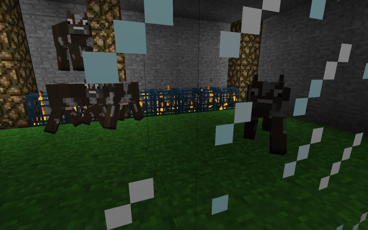 Building with animals Minecraft Project