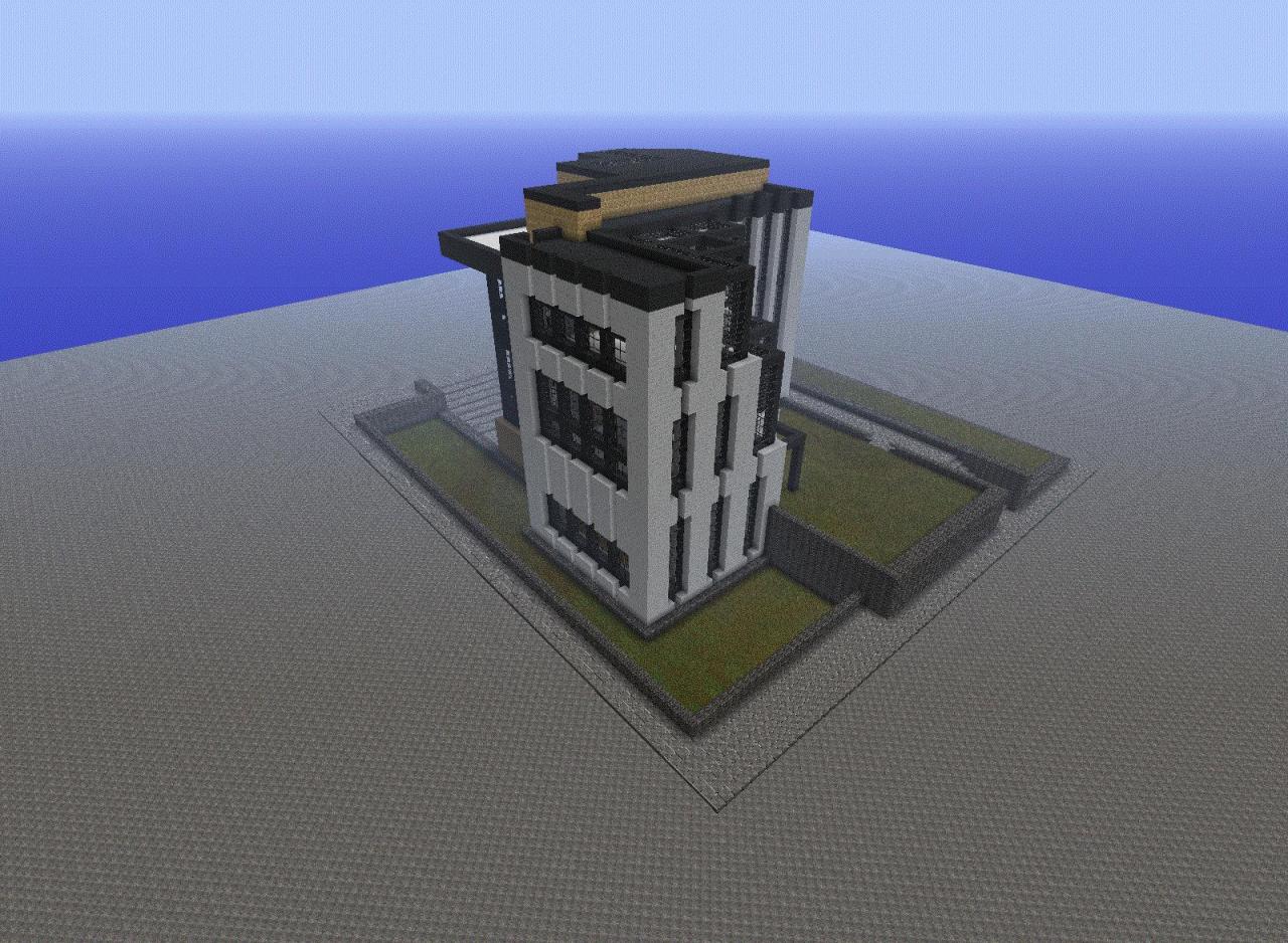 Modern House Series - City Castle Minecraft Map