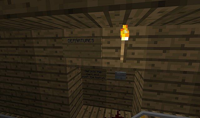 Compact End Light Rail Station Minecraft Map