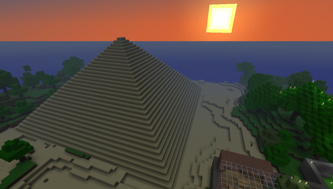 64x64 Pyramid Minecraft Map