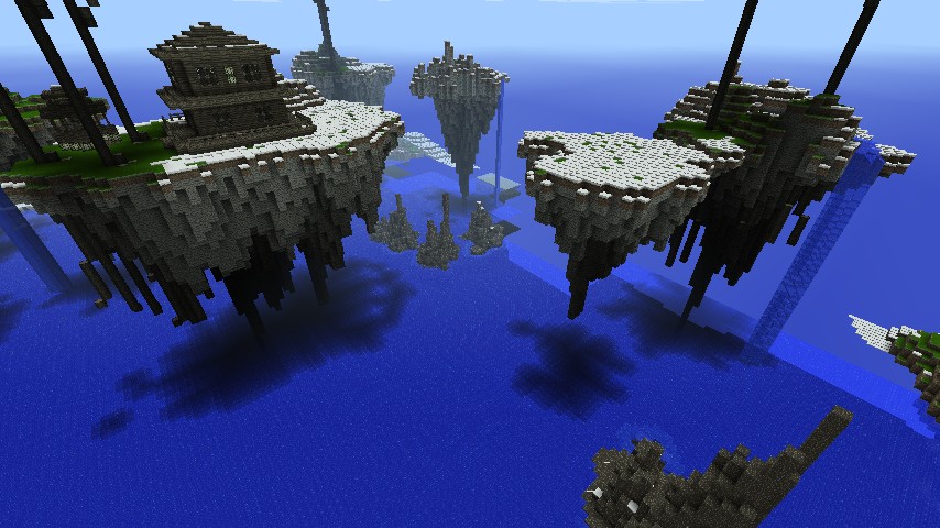 Floating Remains of Dragdim Minecraft Map