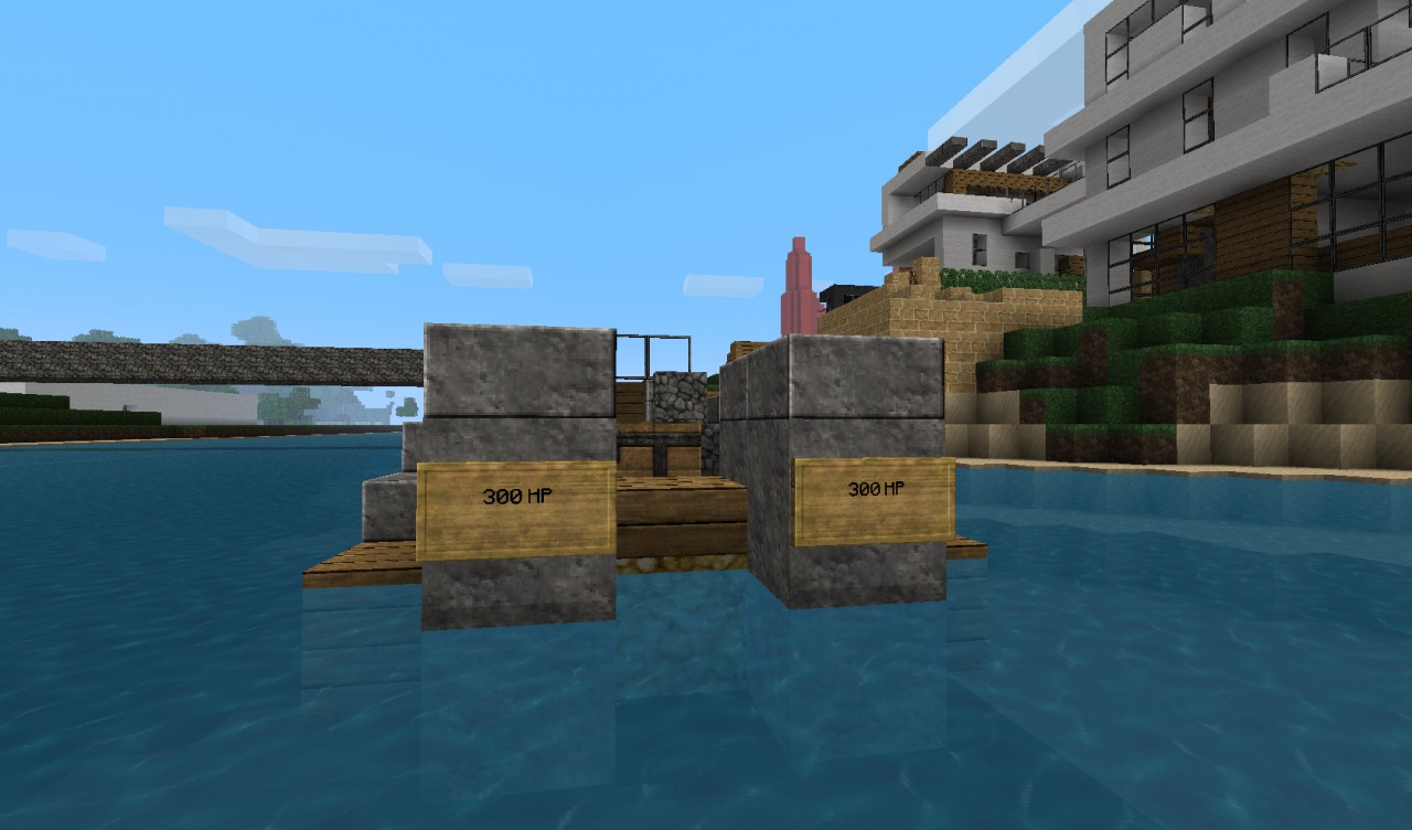 My speedboat Minecraft Map