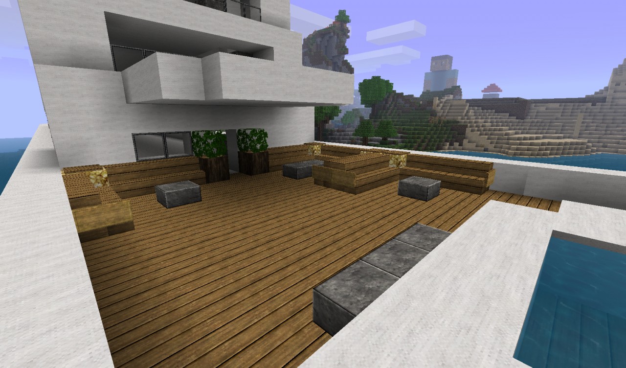 Modern Luxury Yacht Minecraft Map
