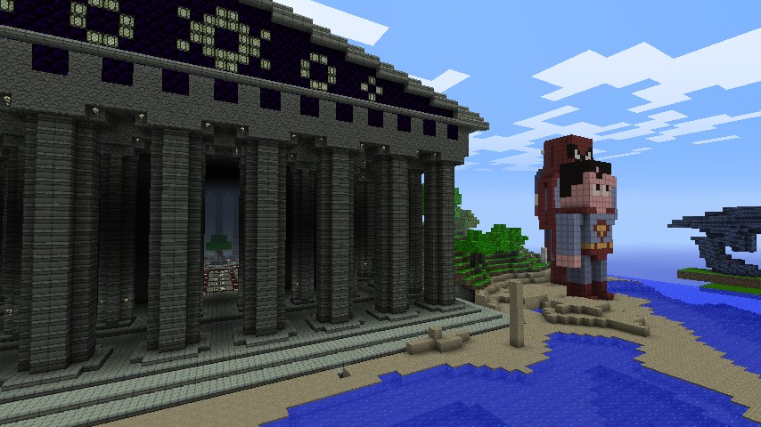 First Megabuild Minecraft Map