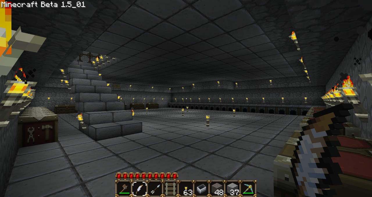 Underground House Minecraft Map