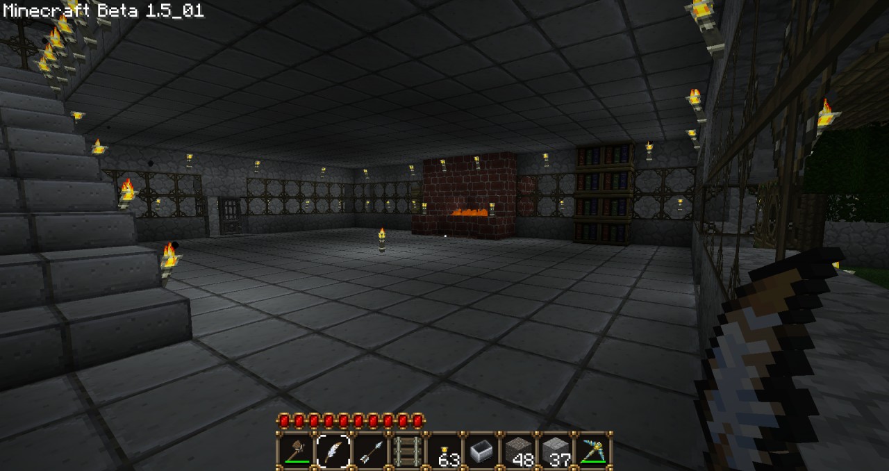 Underground House Minecraft Map