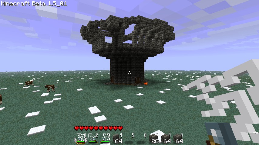 castle on a pillar Minecraft Map