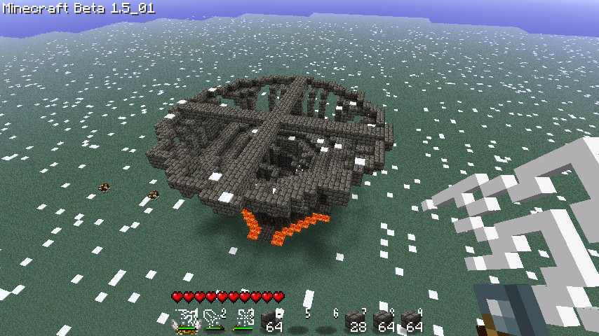 castle on a pillar Minecraft Map