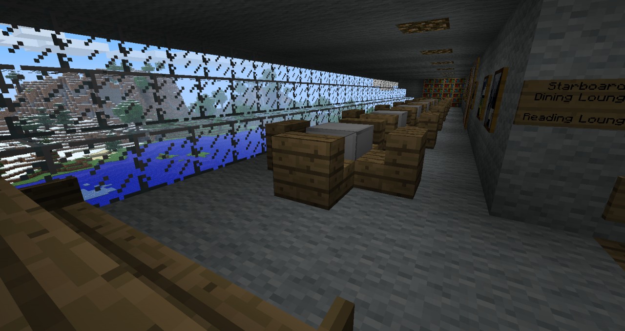 Hindenburg with interior Minecraft Map