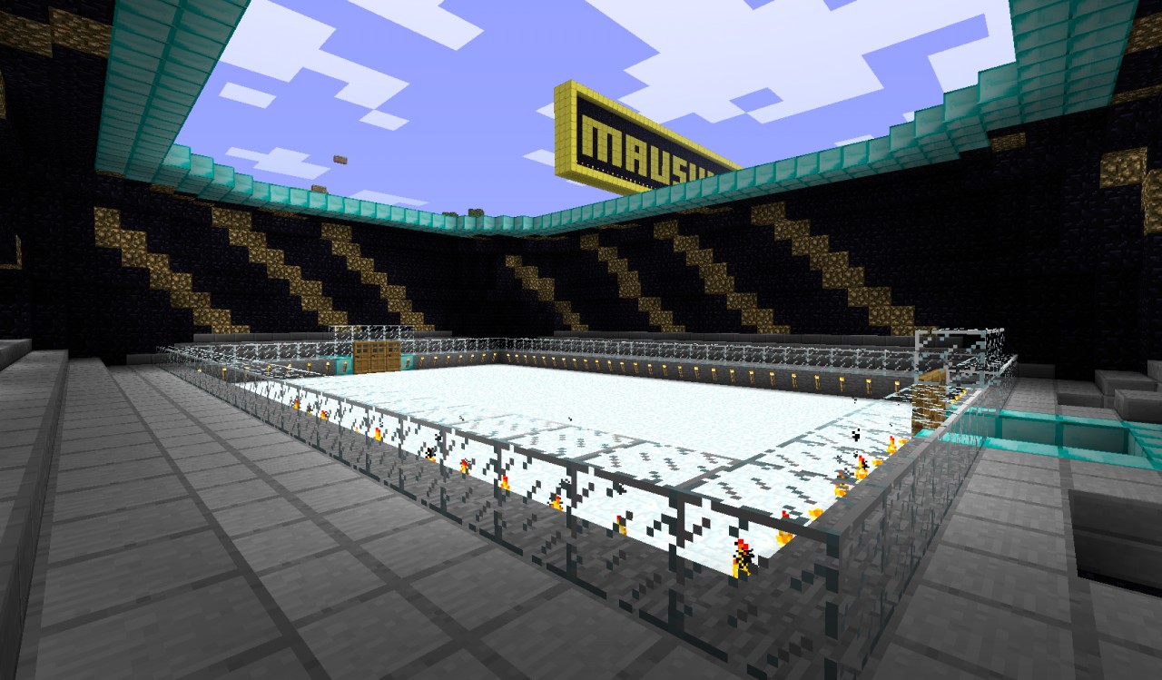 snow arena Minecraft Map